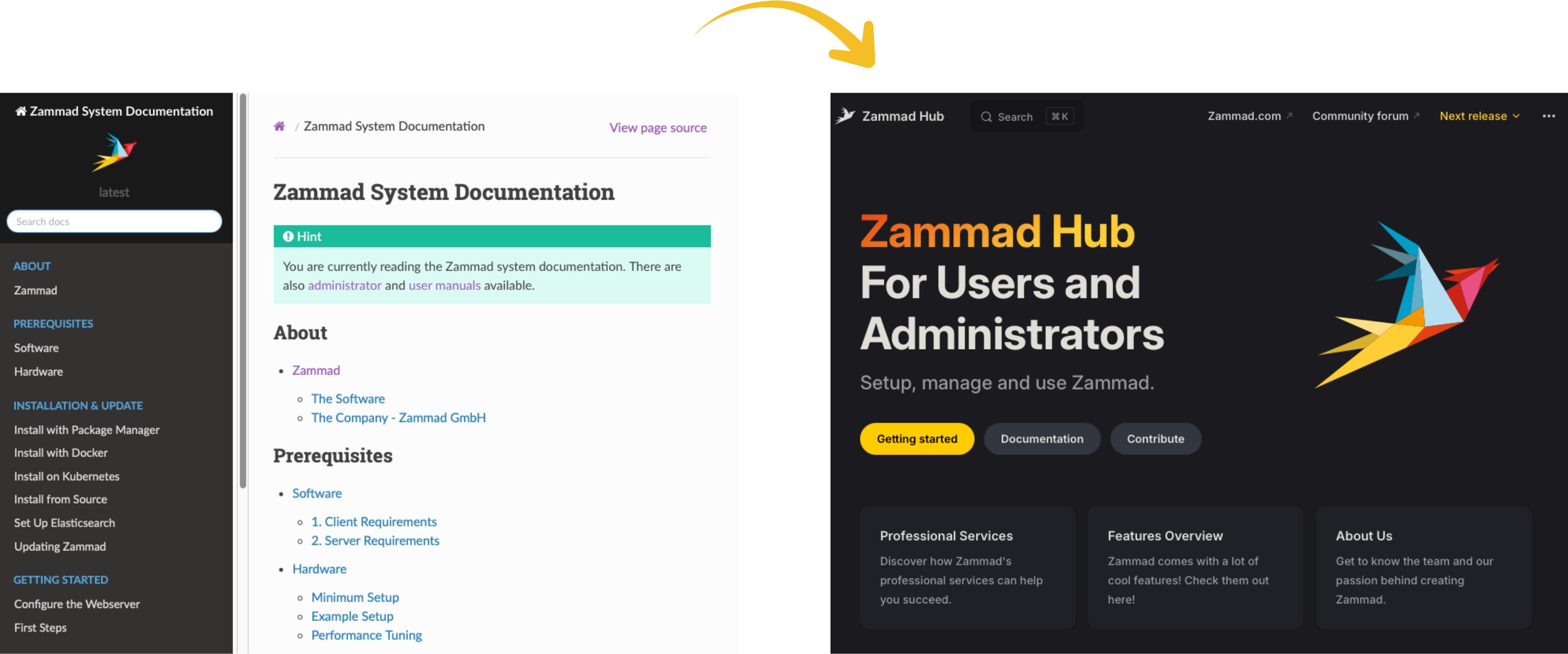 Zammad Docs reimagined: New Tech Stack, Less Maintenance, Better Usability
