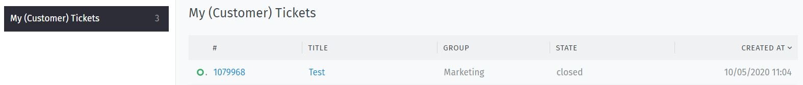 Customer Interface | Zammad Features